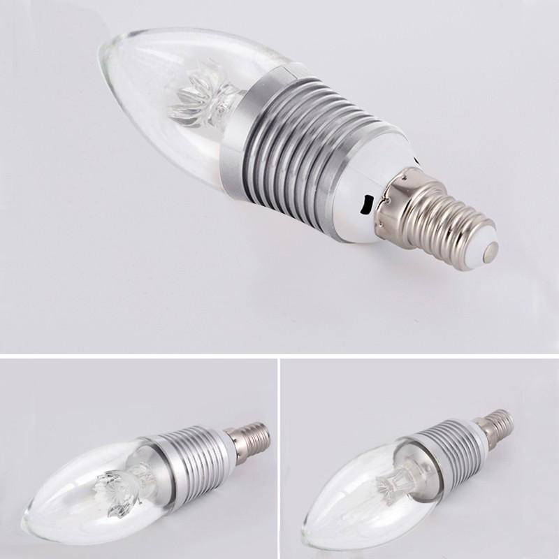 LED 電球 ライト シャンデリア球 調光器対応 LEDシャンデリア電球 E17 全体発光 消費電力5W 口金E12/E14/E17 40W相当 520LM 電球色3000K : インテリア ...