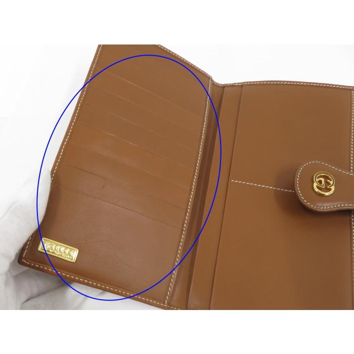 GUCCI 【中古】GUCCI Wホック 二つ折り長財布インターロッキングG ベージュ ブラウン GGキャンバス 035.381.0294 : サカイのリサイクルショップ - 通販 ...