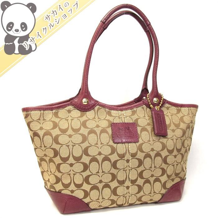 COACH シグネチャー トートバッグ 12369 : サカイのリサイクルショップ - 通販 - Yahoo!ショッピング