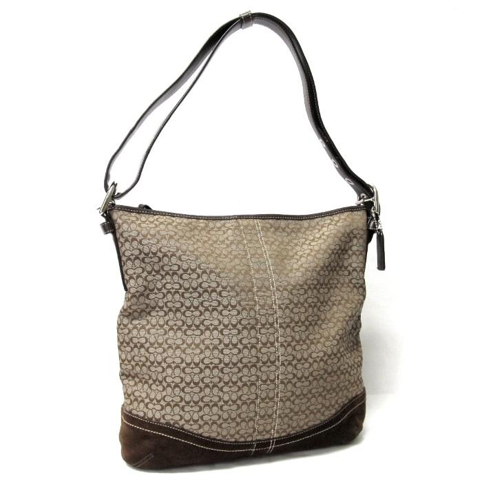 COACH 2WAY ショルダーバッグ シグネチャー F10943 斜めがけバッグ 肩がけバッグ【z80625*hmn ...
