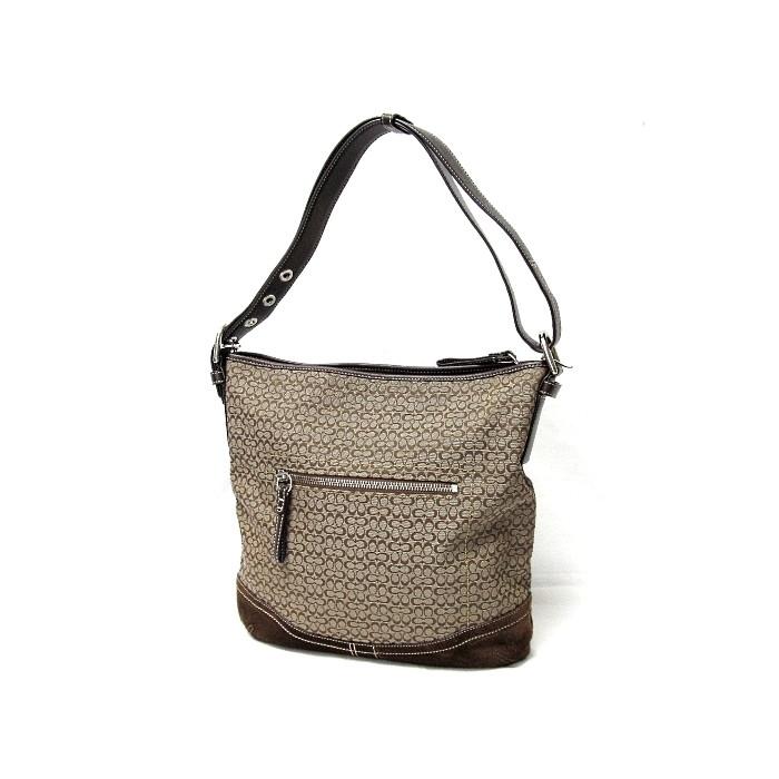 COACH 2WAY ショルダーバッグ シグネチャー F10943 斜めがけバッグ 肩がけバッグ【z80625*hmn ...