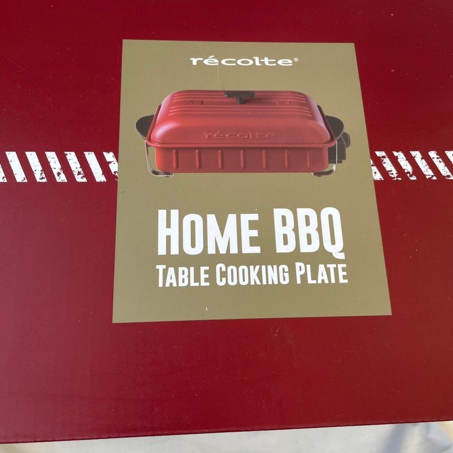 【中古】recolte HOME BBQ TABLE COOKING PLATE RBQ-1 レッド [jgg ...