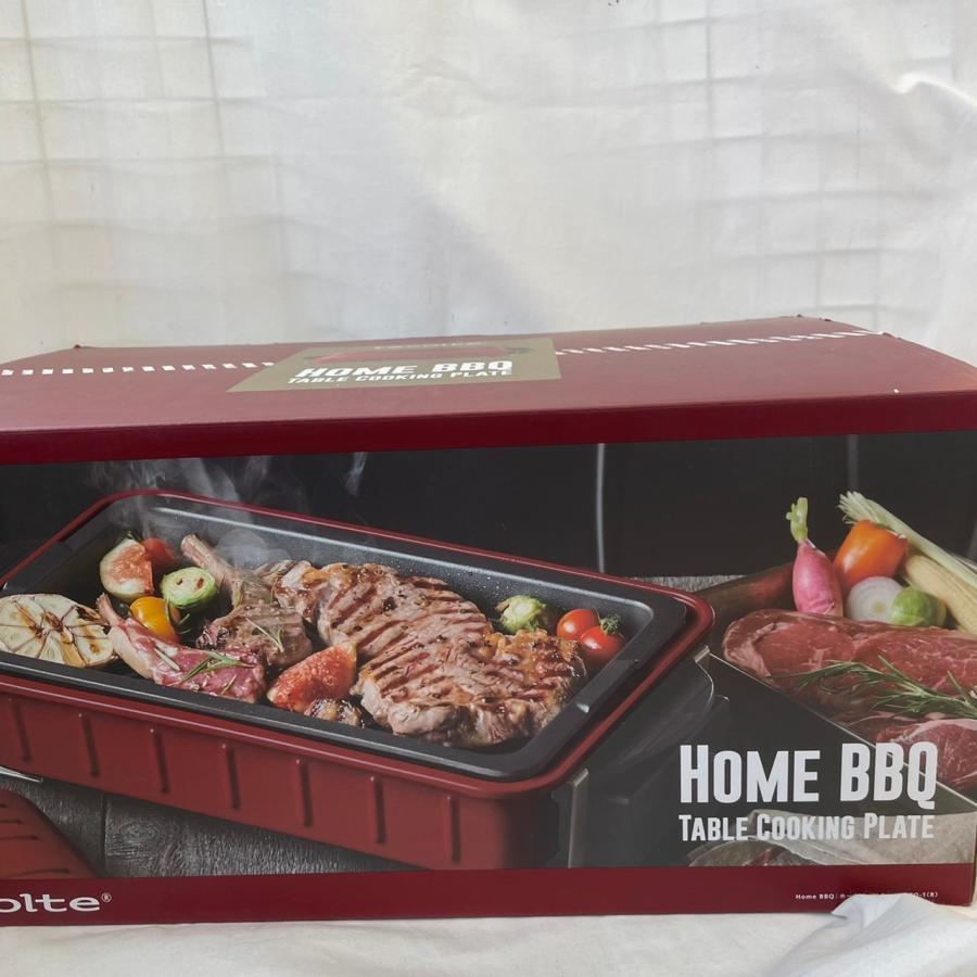 【中古】recolte HOME BBQ TABLE COOKING PLATE RBQ-1 レッド [jgg ...