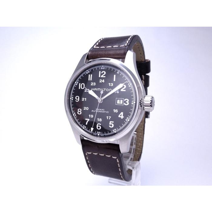 HAMILTON 【中古】ハミルトン カーキフィールド 自動巻き ブラック文字盤 裏スケ H70625533/H706250 : サカイの ...