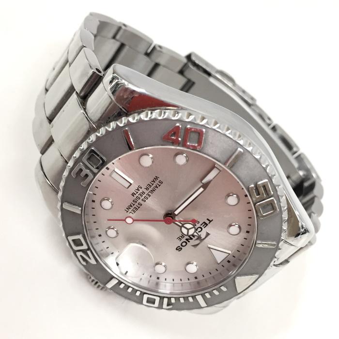 【中古】 テクノス メンズ腕時計 シルバー T9575 [jggW] : 2002683252500003 : サカイのリサイクルショップ - 通販 - Yahoo!ショッピング