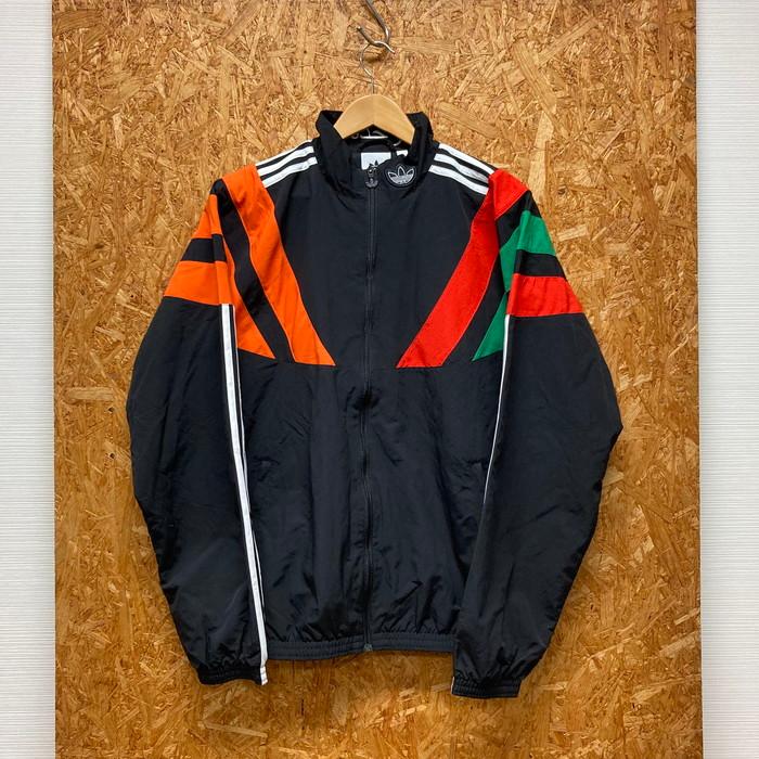 【中古】adidas メンズ トラックジャケット トレフォイル ブラック系 表記サイズ：O [jgg] : 2007190251201221 ...