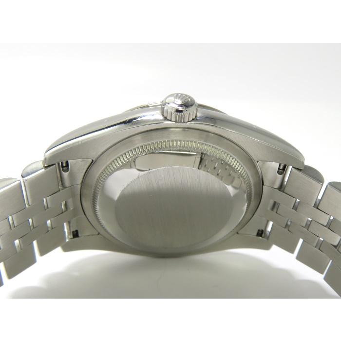 ROLEX 【中古】ROLEX デイトジャスト 自動巻き ベゼルダイヤ 10PD SS ピンクフラワー文字盤 G番 116244 : サカイのリサイクルショップ - 通販 - Yahoo!ショッピング