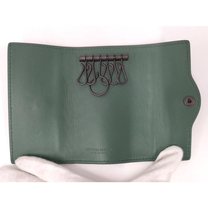 BOTTEGA VENETA 【中古】BOTTEGA 6連キーケース イントレチャート レザー カーキ 339336 : サカイのリサイクル ...