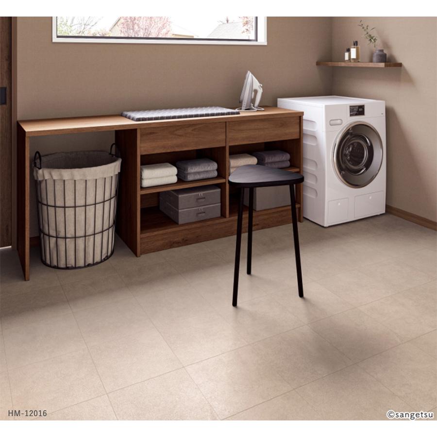 サンゲツ HFLOOR 住宅用 クッションフロア HM-12016・HM-12017・HM-12018（サトルタイル）抗菌 リビング : 20243012 : インテリアショップファイン ...