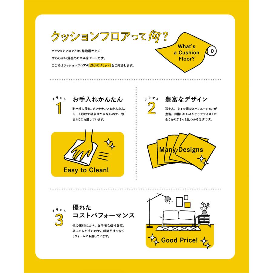 サンゲツ HFLOOR 住宅用 クッションフロア HM-12024・HM-12025・HM-12026[旧品番：HM-11104・HM-11105・HM-11106]（ラスティタイル）石目 ...