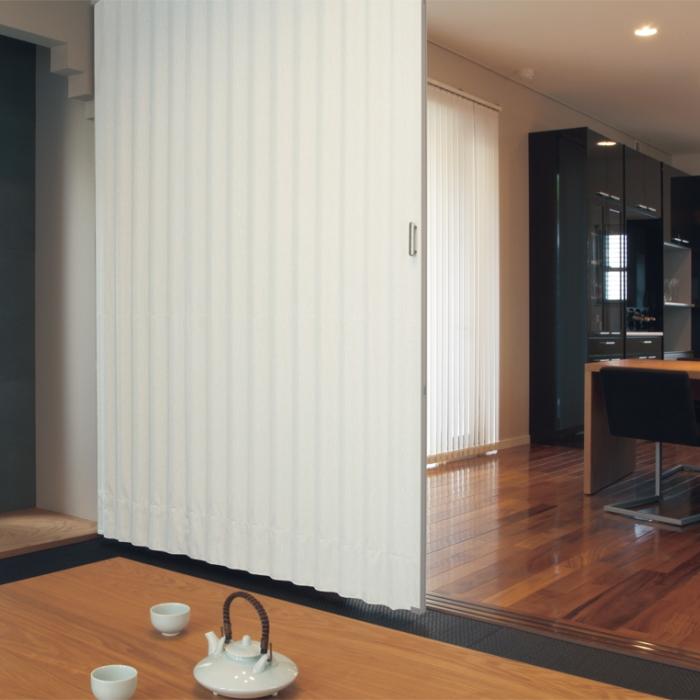 TOSO アコーディオン クローザーライト 片開き トーソー 防炎 防汚 セイエス TD7021〜7022 幅201〜225X高さ201〜210cmまで : インテリアふじ - 通販 ...