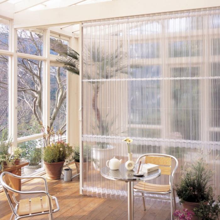 アコーディオンカーテン 片開き 間仕切り タチカワ 防炎 透明 スケルトン クリアー AC8101 幅331〜360cmX高さ271cm〜280cmまで : tk-ac8101-138 ...