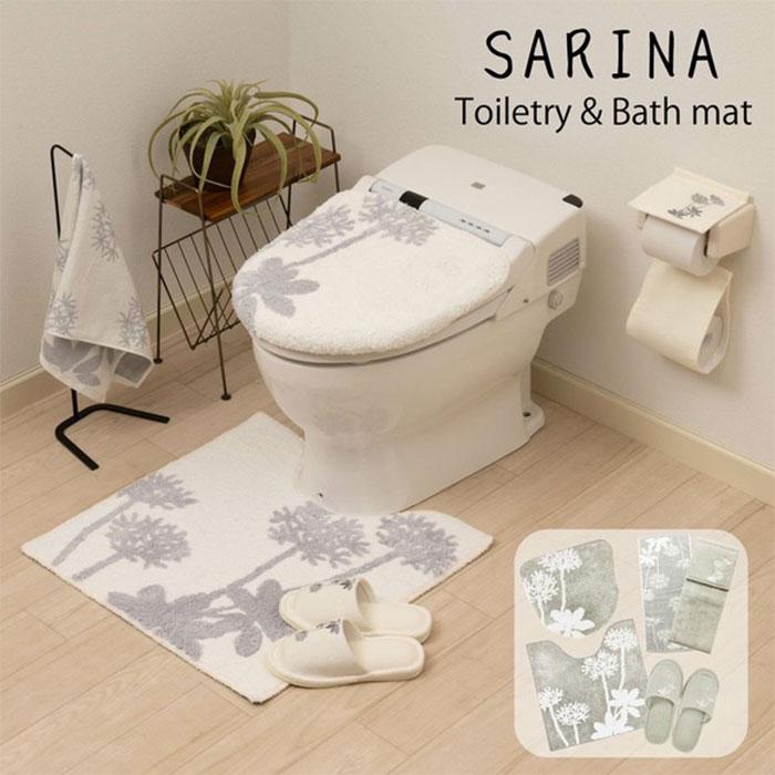 トイレタリー サリナ トイレマット約60×60cm グレー/アイボリー : sarina-mat : 憩ショップ - 通販 - Yahoo!ショッピング
