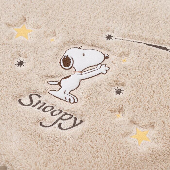 トイレタリー4点セット 星空スヌーピー 兼用ふたカバー＆トイレマット（2サイズ）&PHカバー&スリッパ ブルー/ブラウン ピーナッツ PEANUTS 特典付 :snoopy-hoshi ...