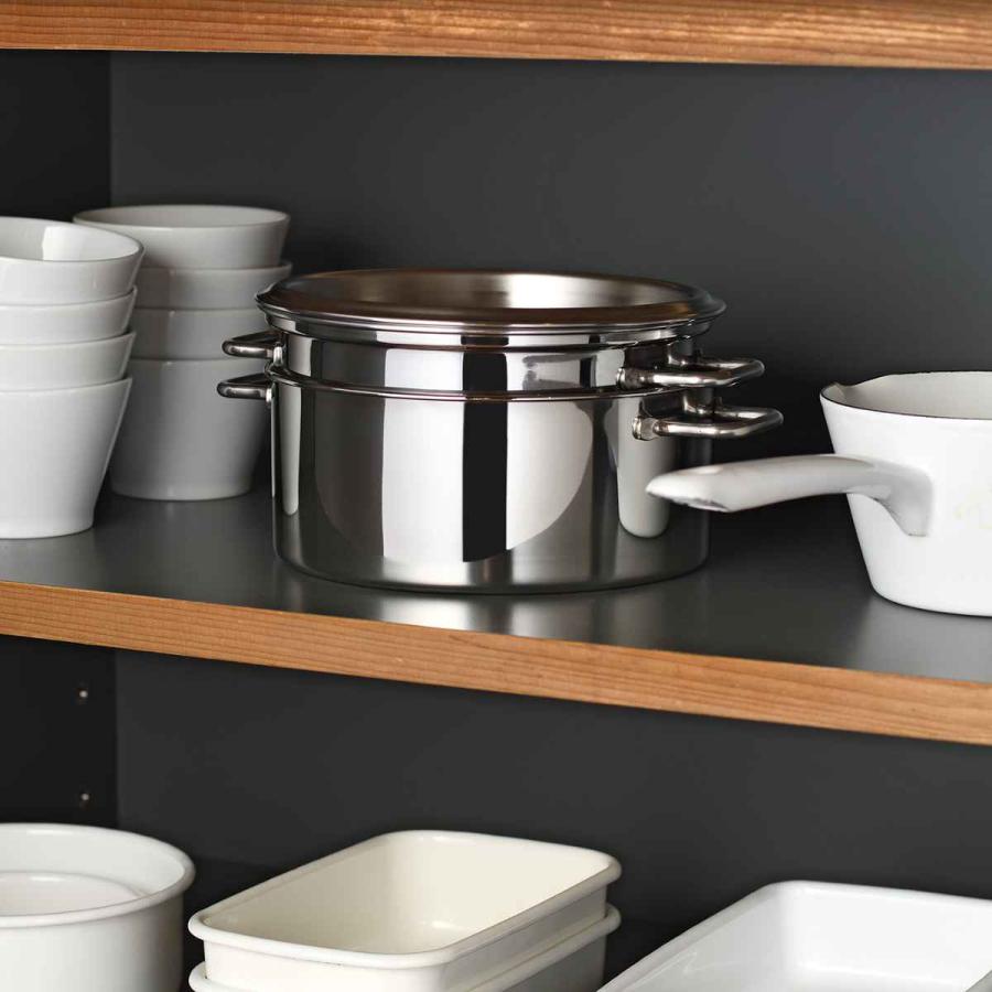 オークス 蒸し器 17cm IH対応 コンパクトスチームポット 日本製 （ ih ガス火 両手鍋 鍋 スチームポット ステンレス 食洗機対応 ） : インテリアパレットヤフー店 - 通販 ...