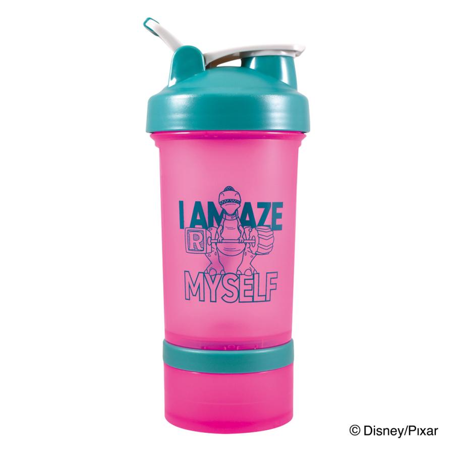 大西賢製販 水筒 630ml DISNEY シェイカーボトル レックス （ トイ・ストーリー シェイカー ボトル プロテイン ピルケース サプリメントケース 粉末 容器 ） : インテリア ...