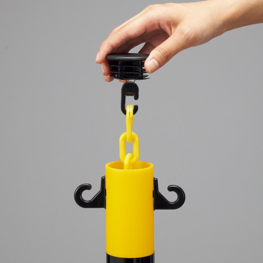 日本緑十字社 チェーンスタンド 砂鉄ベースタイプ 高さ87.6cm （ 法人限定 スタンド ロープスタンド 無地 黄色 ） : インテリアパレットヤフー店 - 通販 - Yahoo!ショッピング