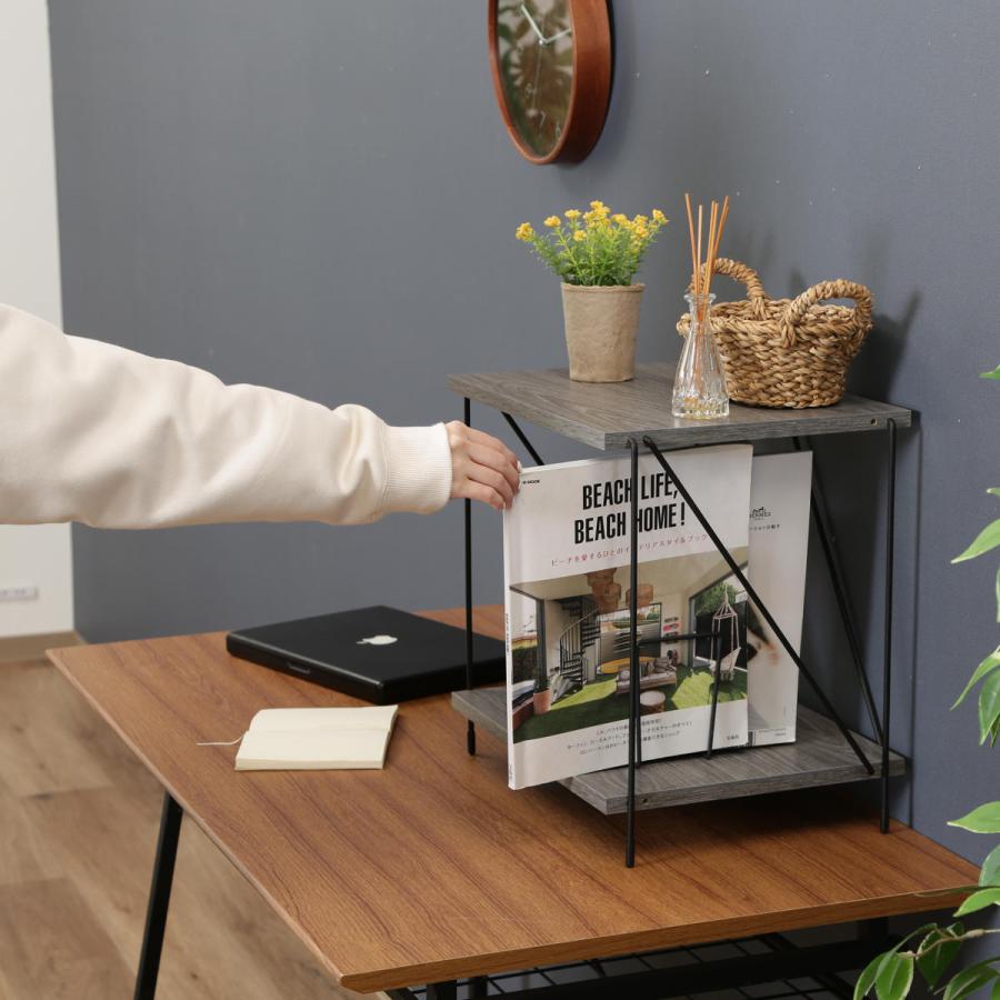 不二貿易 オープンラック 幅42cm 2段 簡単組み立て ワイヤーラック EZBO （ 工具不要 シェルフ ラック 棚 収納 ディスプレイラック 飾り棚 ） : インテリアパレットヤフー店 ...