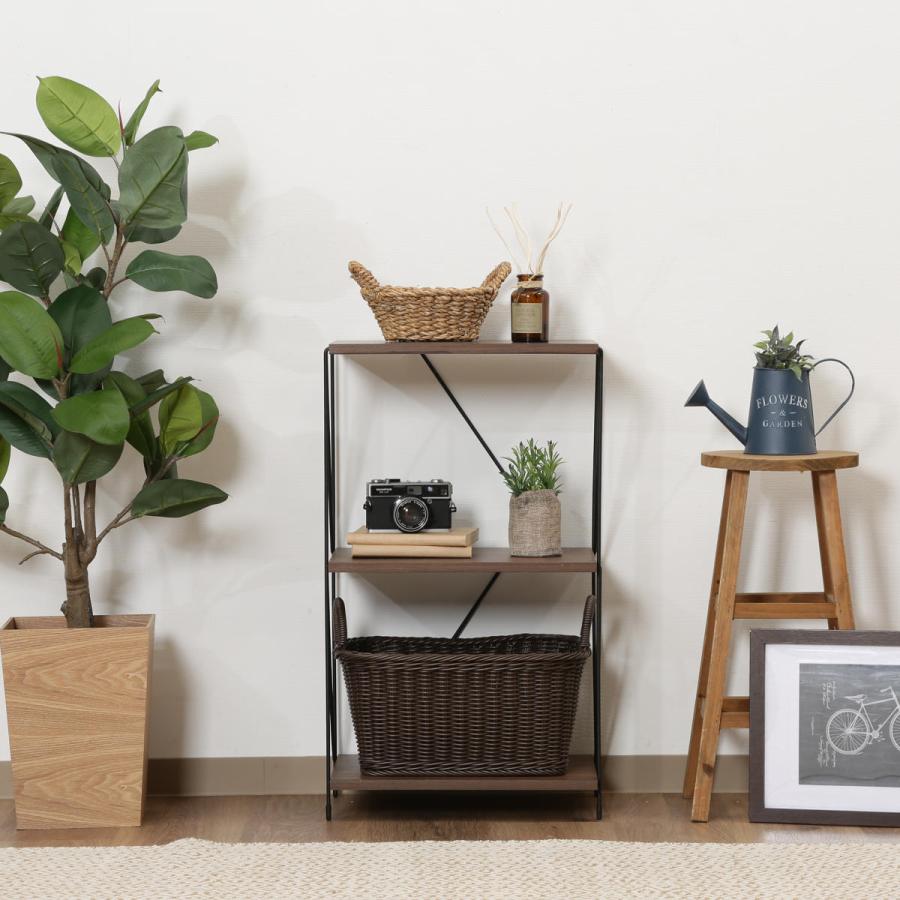 不二貿易 オープンラック 幅42cm 3段 簡単組み立て ワイヤーラック EZBO （ 工具不要 シェルフ ラック 棚 収納 ディスプレイラック 飾り棚 ） : インテリアパレットヤフー店 ...