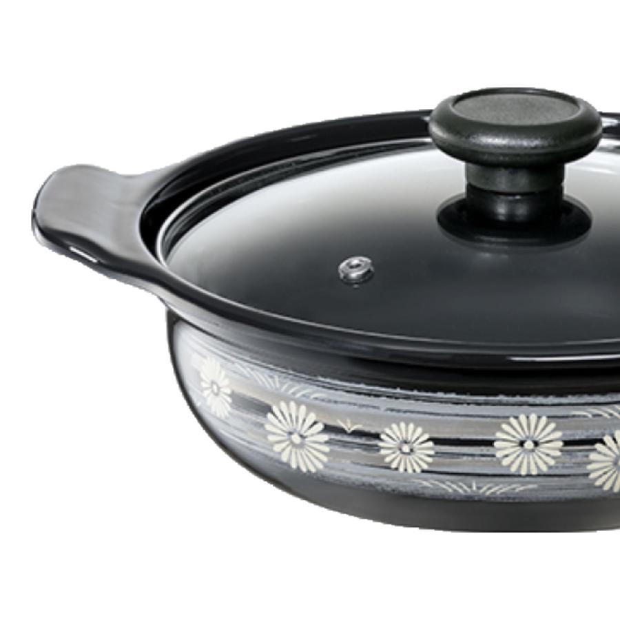 季節鍋 21cm IH対応 ホーロー味わい鍋 飛鳥 （ IH ガス火 対応 ホーロー鍋 鍋 卓上鍋 両手鍋 ホーロー 琺瑯 蓋付き ほうろう鍋 琺瑯鍋 21センチ 1〜2人用 ...