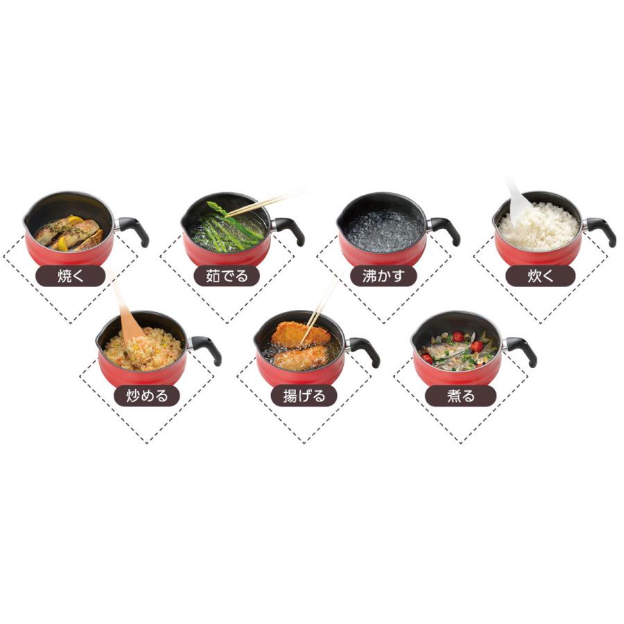 和平フレイズ マルチパン M 2.5L IH対応 Tomay （ IH ガス火 直火 ih 対応 アルミ 蓋付き ミルクパン 片手なべ ポット 天ぷら鍋 ソースパン ） : インテリアパレット ...