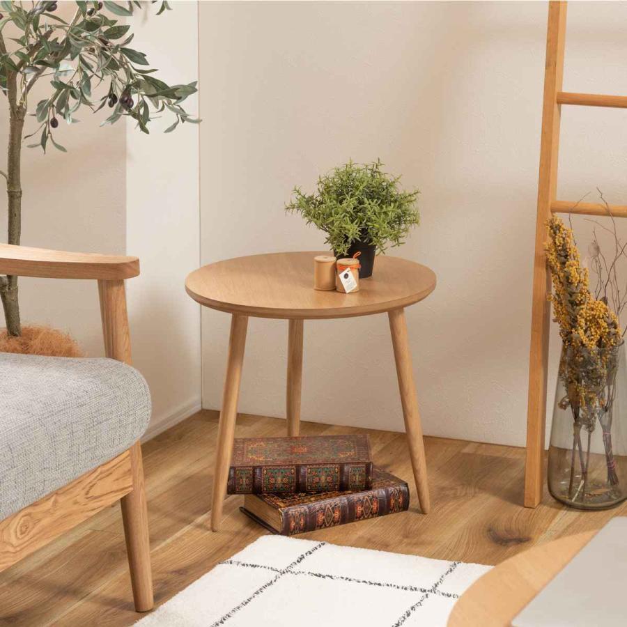 東谷 サイドテーブル 高さ42cm 天然木 Sサイズ （ 北欧 丸 スリム テーブル 木製 おしゃれ かわいい リビング シンプル ） : インテリアパレットヤフー店 - 通販 - Yahoo ...