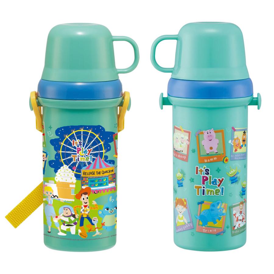 水筒 キッズ 480ml 2way 直飲み コップ付き プラスチック キャラクター （ カーズ アナと雪の女王 プリンセス トイストーリー ） :418167:インテリアパレットヤフー店 ...