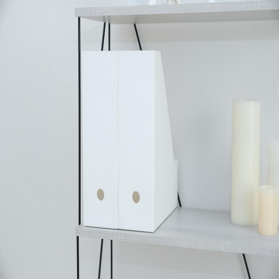 不二貿易 EZBO ワイヤーラック 3段 幅61cm 工具不要 簡単組立 モノトーン （ イジボ ラック オープンラック ネジ不使用 シンプル 棚 収納 ディスプレイ 飾り棚 A4 ...