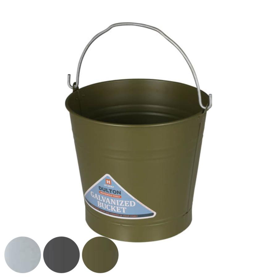 DULTON バケツ 6L ガルバナイズドバケツ （ ばけつ スチール製 6リットル ガーデニング 収納 取っ手付き ） : インテリアパレットヤフー店 - 通販 - Yahoo!ショッピング