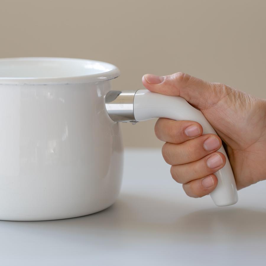 パール金属 マルチポット 16cm 2L IH対応 ガラス蓋付き ホーロー製 マルチクックポット ビアンコ （ ガス火対応 片手鍋 天ぷら鍋 ホーロー鍋 琺瑯鍋 ほうろう鍋 ） : インテリア ...