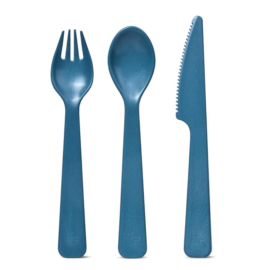 カトラリーセット Hip シリコン ケース付き OBP Silicon Holder with Cutlery （ カトラリー お弁当 ナイフ スプーン フォーク 携帯 プラスチック 食洗機 ...