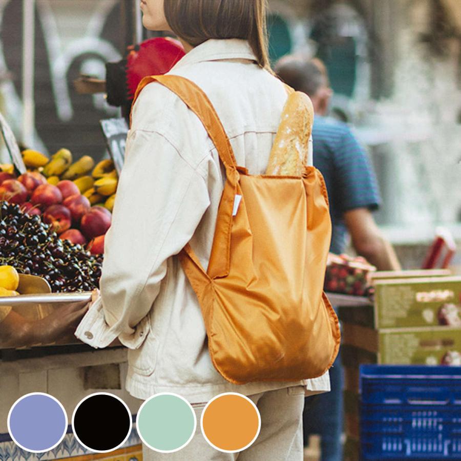 エコバッグ notabag BAG ＆ BACKPACK Recycled （ ノットアバッグ Notabag 折りたたみ 撥水 2way ブランド トート リュック トートバッグ リサイクル ...