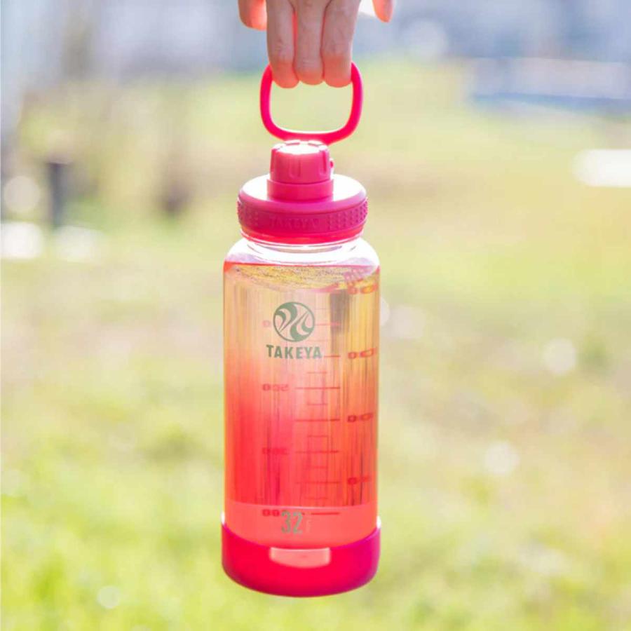 TAKEYA（タケヤ） 水筒 940ml デュラブルボトル グラデーション （ 直飲み クリアボトル TAKEYA タケヤ プラボトル ダイレクトボトル ） : インテリアパレットヤフー店 ...