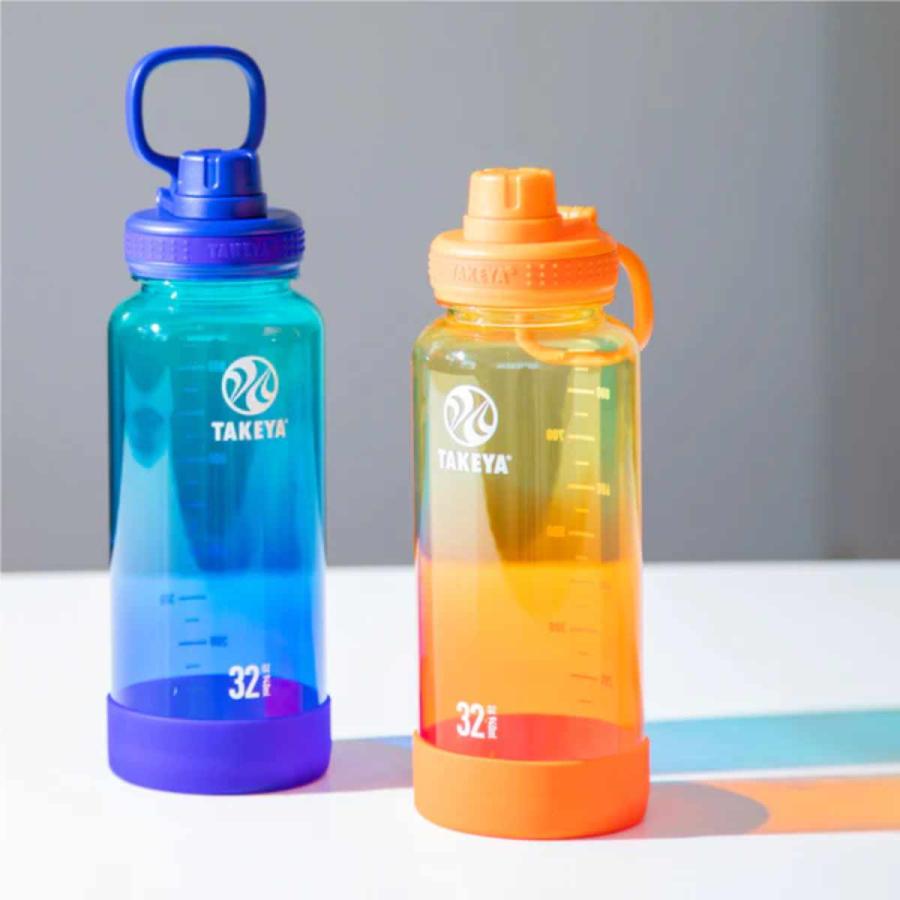 TAKEYA（タケヤ） 水筒 940ml デュラブルボトル グラデーション （ 直飲み クリアボトル TAKEYA タケヤ プラボトル ダイレクトボトル ） : インテリアパレットヤフー店 ...