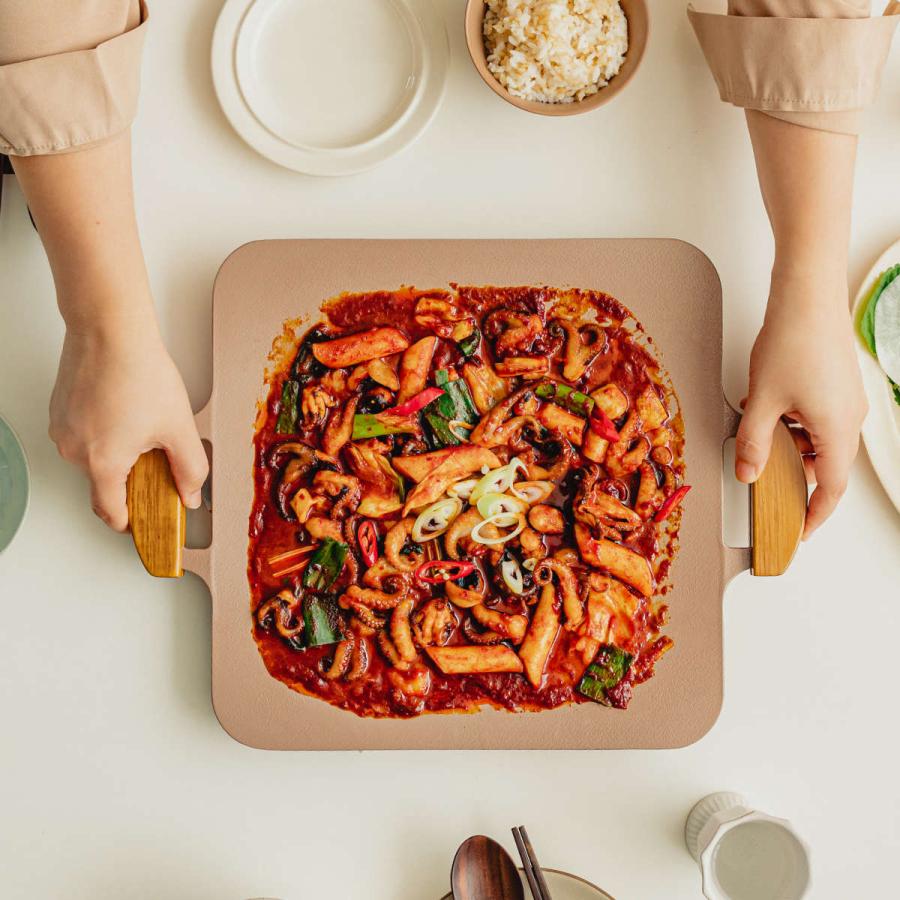 グリルプレート IH対応 四角 グリルパン Solid ドクターハウス （ Dr.HOWS ソリッド マルチ グリル プレート グリドルパン グリドル パン キャンプ 韓国 ） :435314 ...