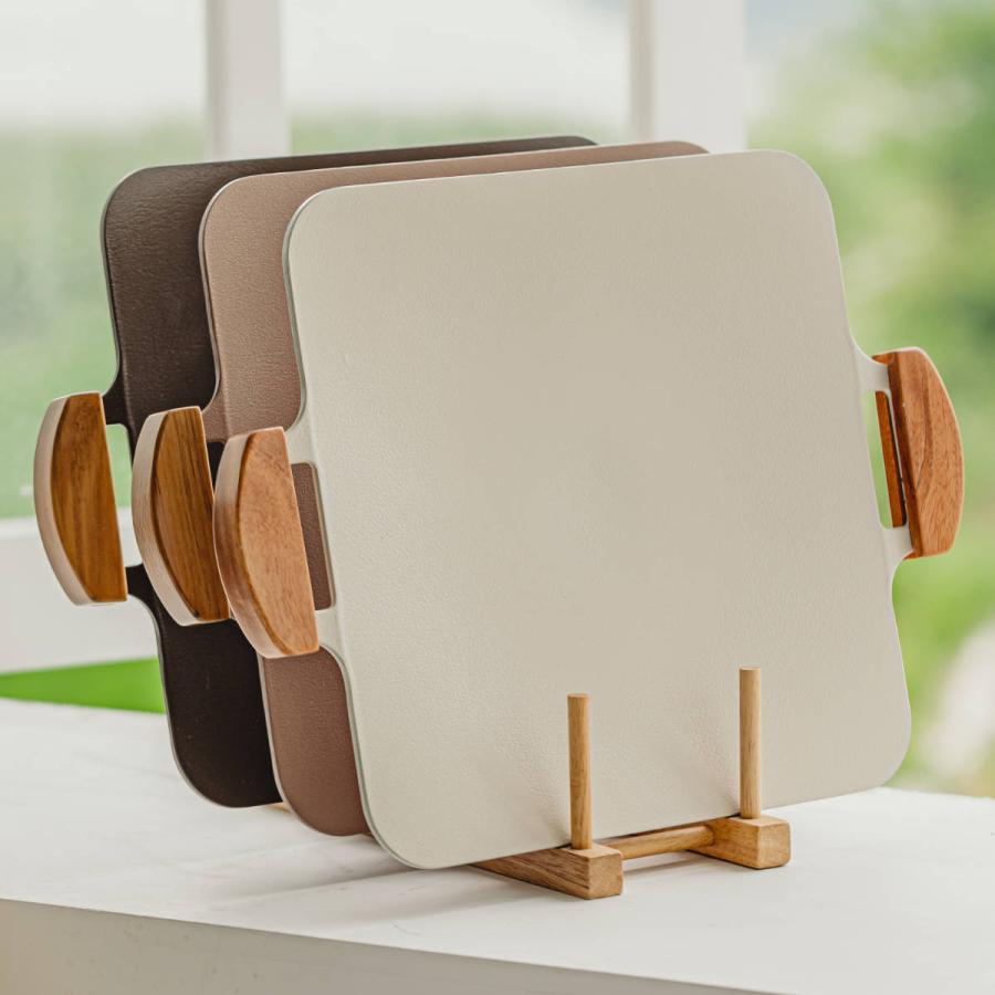 グリルプレート IH対応 四角 グリルパン Solid ドクターハウス （ Dr.HOWS ソリッド マルチ グリル プレート グリドルパン グリドル パン キャンプ 韓国 ） :435314 ...