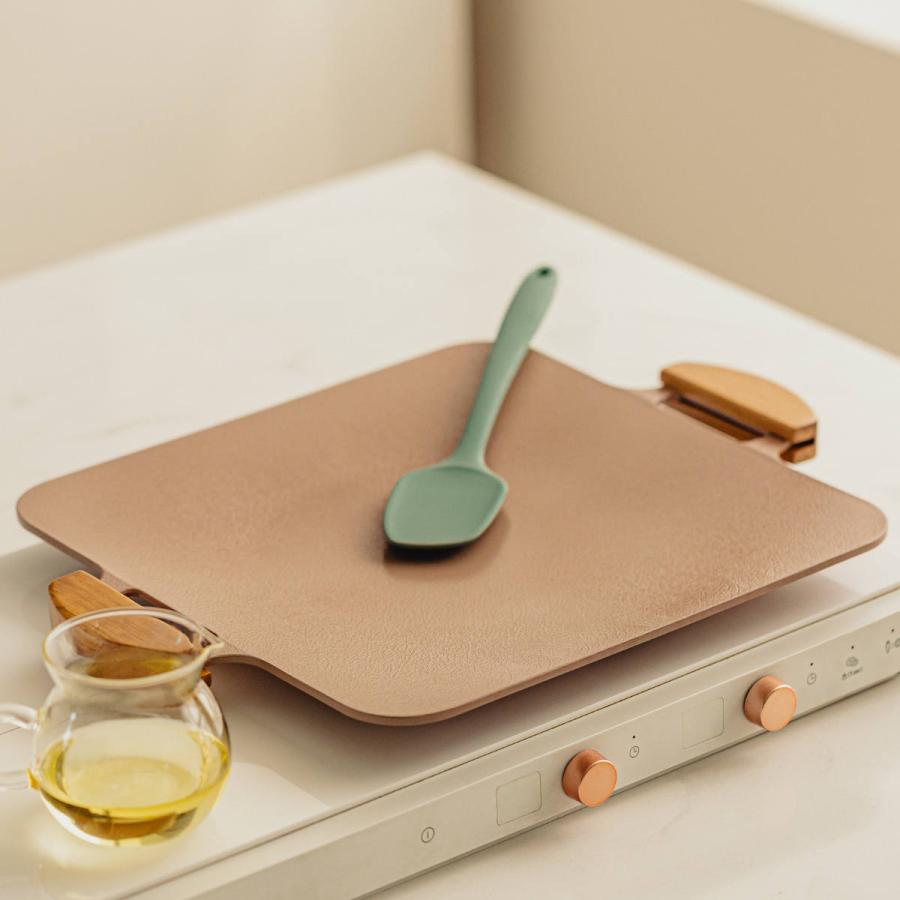 グリルプレート IH対応 四角 グリルパン Solid ドクターハウス （ Dr.HOWS ソリッド マルチ グリル プレート グリドルパン グリドル パン キャンプ 韓国 ） :435314 ...