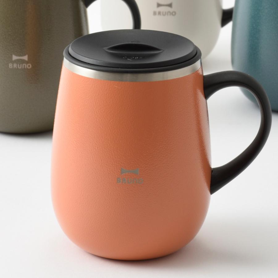 BRUNO マグカップ 460ml 蓋つきステンレスマグ tall （ ブルーノ ステンレスマグ ステンレス製 保温 保冷 カップ コップ マグ ） :437535:インテリアパレットヤフー店 ...