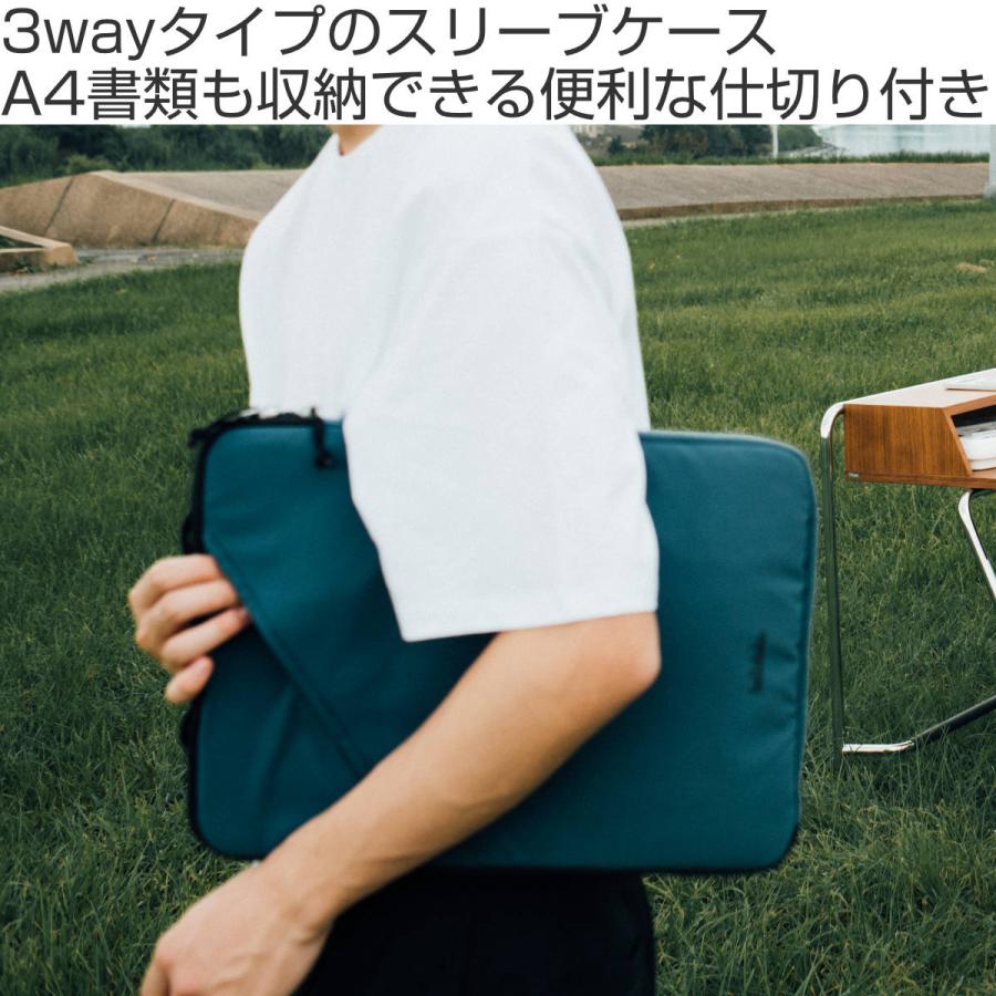 hellolulu （アウトレット）Hellolulu EILIF 3WAY スリーブケース 16インチ （ ケース ショルダーバッグ PCバッグ 肩掛け かばん 鞄 ノートパソコン 軽い ...