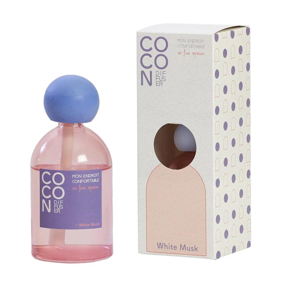 magnet ディフューザー COCON DIFFUSER 80ml ガラス 石膏 （ 韓国風 リードディフューザー ロリポップ キャンディー 芳香剤 ルームフレグランス アロマ フレグランス ...