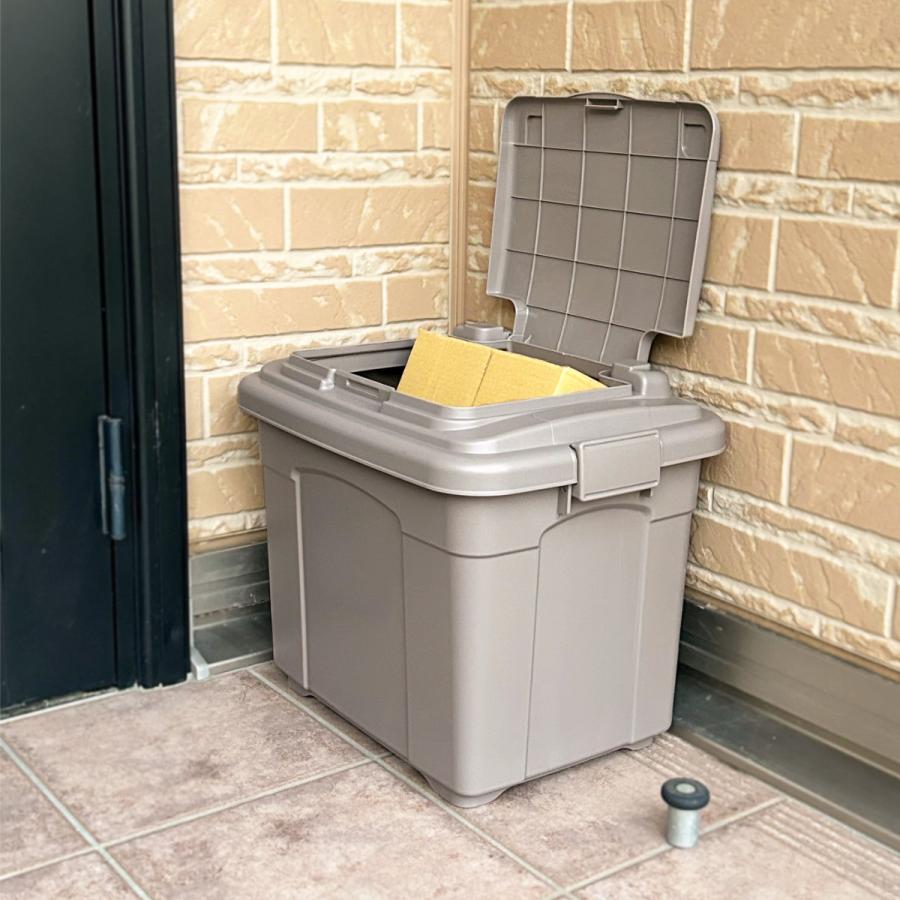 サンコープラスチック 収納ボックス イージーストレージ 90L 宅配ボックス （ デリバリーボックス 一戸建て用 大容量 宅配BOX ポスト スタッキング ） : インテリアパレットヤフー店 ...