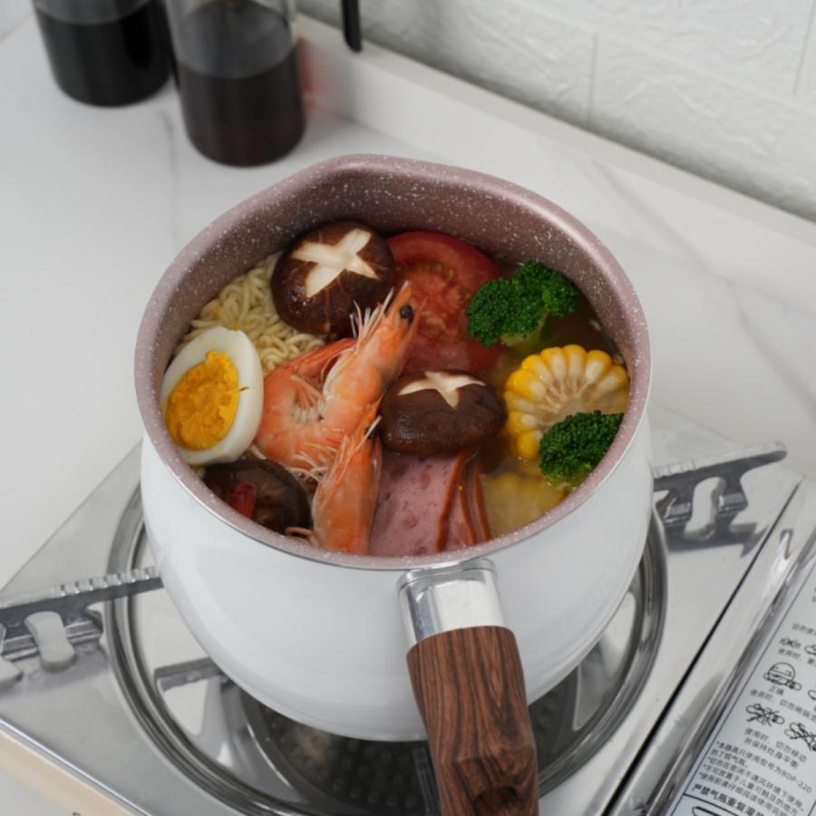 マルチポット 15cm IH対応 ピンクマーブル マルチポットパン （ ガス火対応 片手鍋 鍋 片口鍋 マルチ ガラス蓋付き 軽い ） :450199:インテリアパレットヤフー店 - 通販 ...