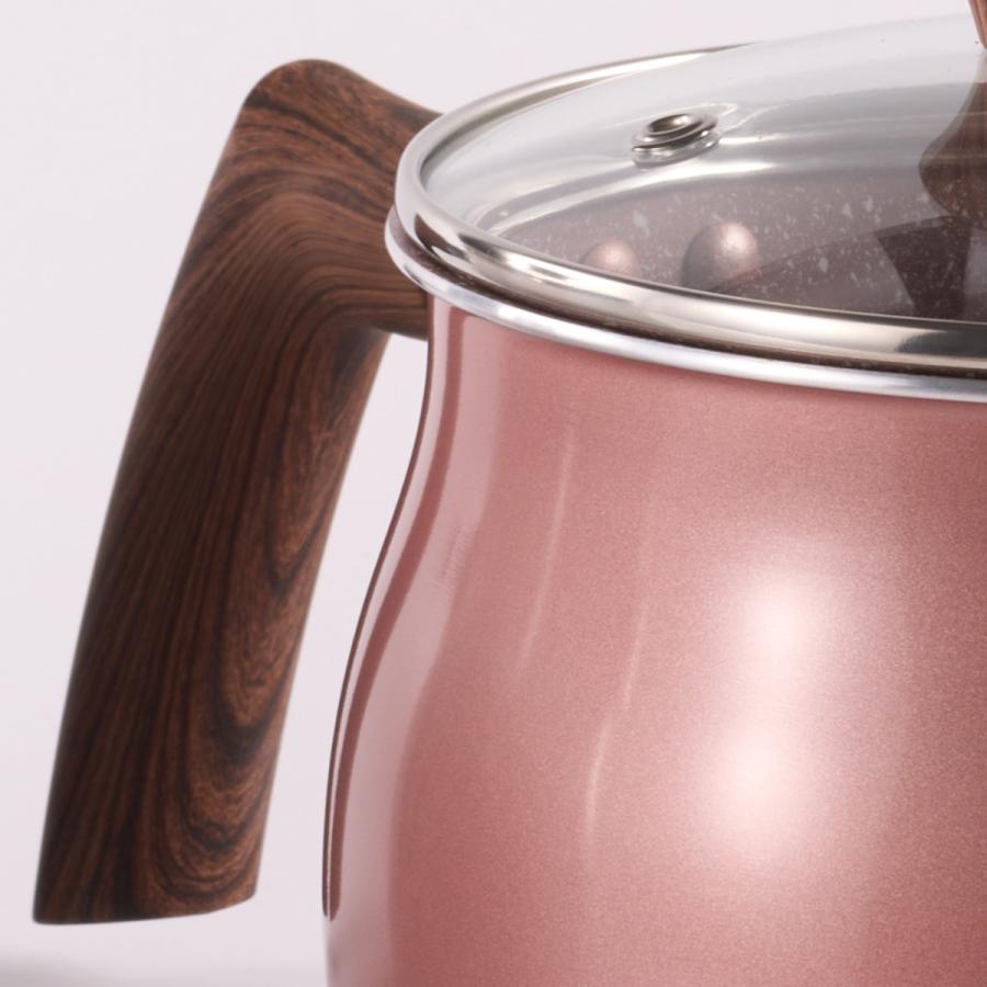 マルチポット 15cm IH対応 ピンクマーブル マルチポットパン （ ガス火対応 片手鍋 鍋 片口鍋 マルチ ガラス蓋付き 軽い ） : インテリアパレットヤフー店 - 通販 - Yahoo ...