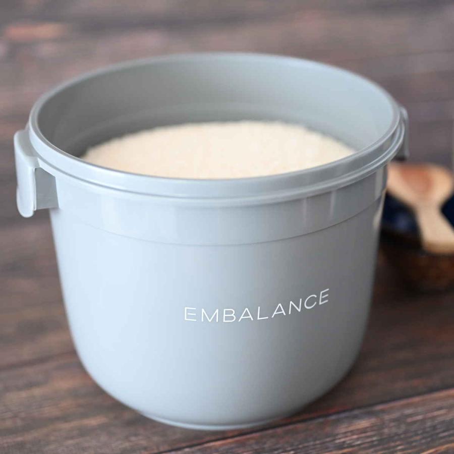 EMBALANCE 保存容器 6L フードコンテナ 丸型 （ エンバランス プラスチック 冷凍 冷蔵 鮮度保持 日本製 6000ml 深型 ...