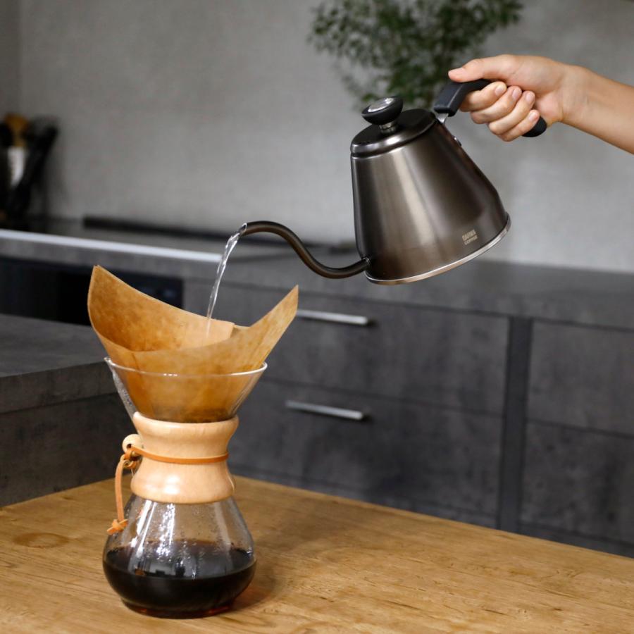 CB JAPAN ドリップケトル 温度計付き 1.2L IH対応 QAHWA ステンレス （ ガス火対応 ドリップポット コーヒーポット コーヒーケトル ） : インテリアパレットヤフー店 ...