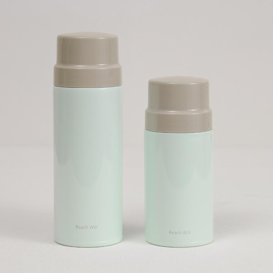 Reach Will 水筒 480ml おでかけマグ ボトルホルダー付 （ 保温 保冷 直飲み コップ付 2way ストラップ付 ステンレス マグボトル おしゃれ ） : インテリアパレット ...