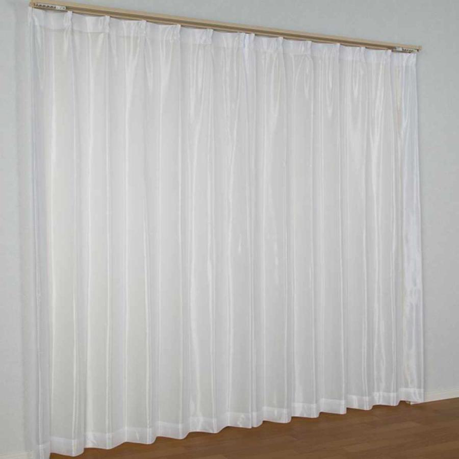 ユニベール レースカーテン ミラーレース レースフェア 100×103〜218cm 2枚、150×133〜228cm・200×133〜228cm 1枚 洗える （ カーテン 既製品 ...