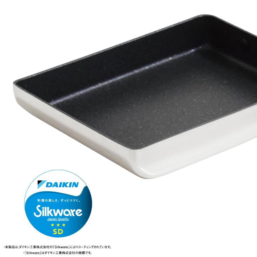 ウルシヤマ金属工業 卵焼き器 18×13cm IH対応 IH-ガット 軽量 日本製 UMIC （ ガス火対応 オール熱源対応 玉子焼き器 玉子焼きフライパン エッグパン フライパン ...