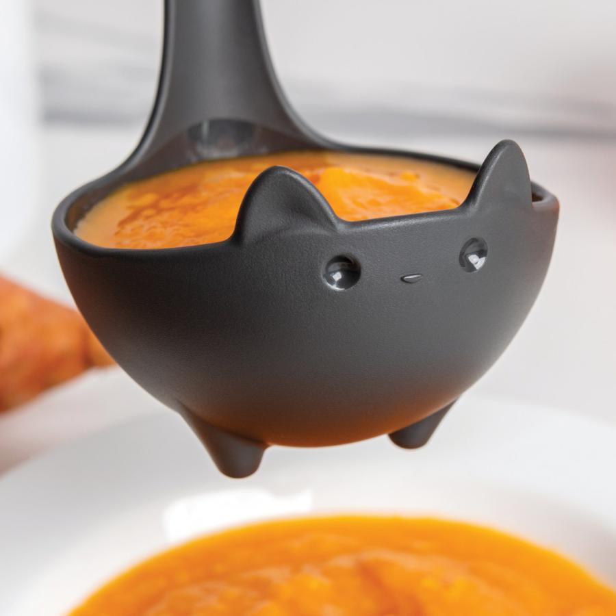 お玉 OTOTO Kitty Cut キャットレードル 食洗機対応 （ レードル おたま スプーン 猫 キッチン用品 ） : 465112 ...