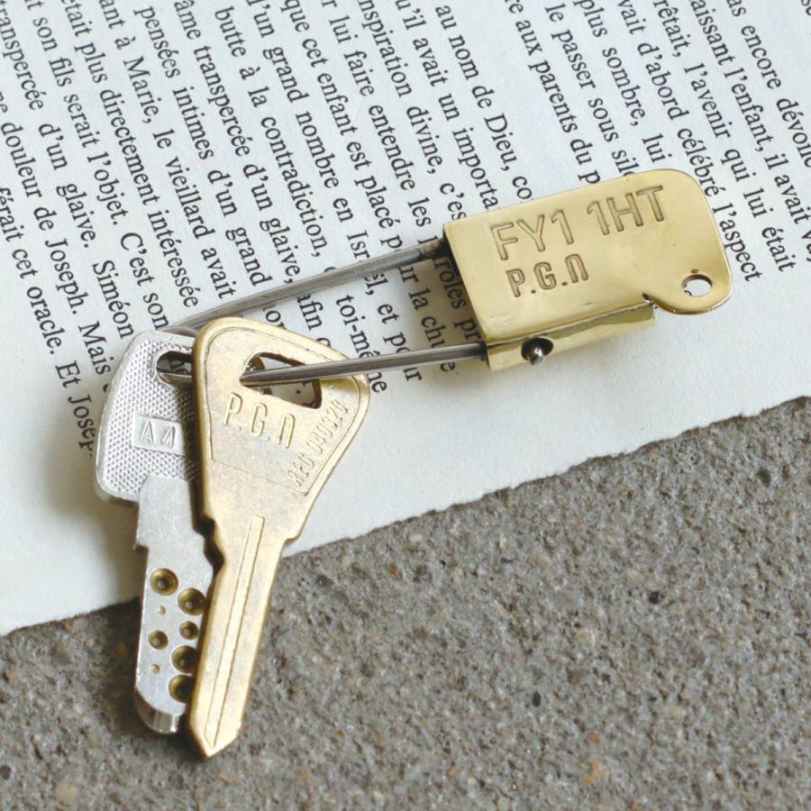 creer（ライズクリエイション） キーホルダー POST GENERAL ブラス キーホルダーピン ヴィンテージ風 （ ポストジェネラル キーリング アクセサリー バッグチャーム おしゃれ ...